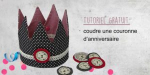 Tutoriel gratuit : coudre une couronne d‘anniversaire - Le blog créatif ...