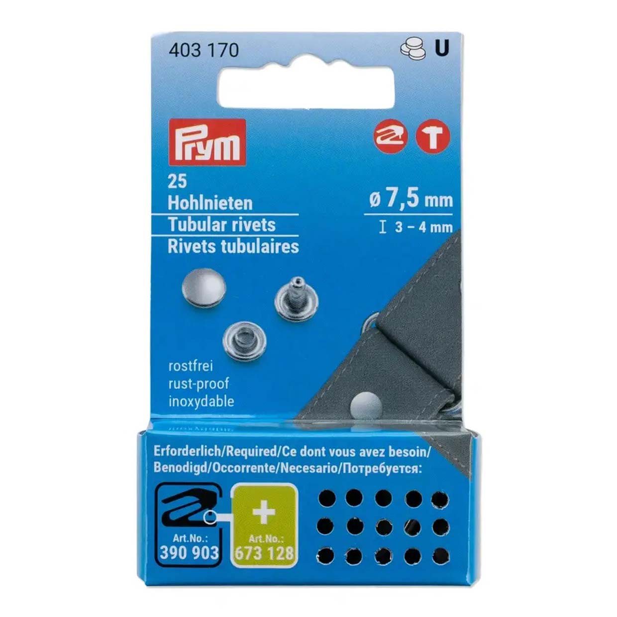 Oeillets & rivets en métal pour étiquettes en cuir et hang tags